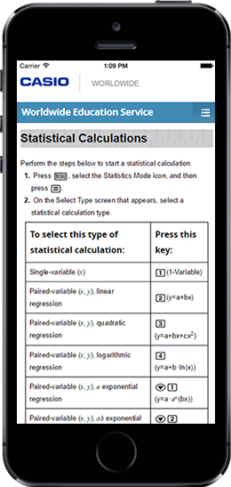 WES Worldwide Education Service - CASIO